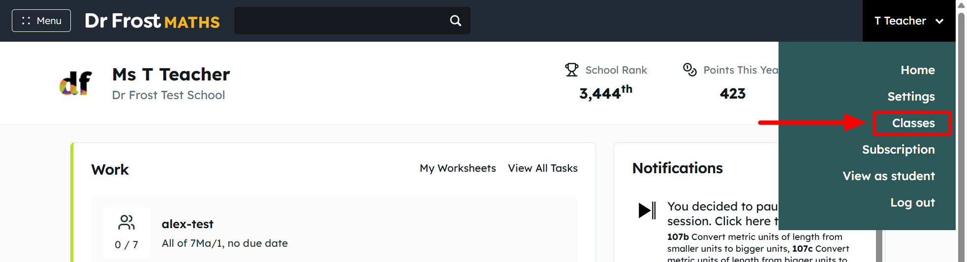 How do I invite students using a class join link? – Dr Frost Learning