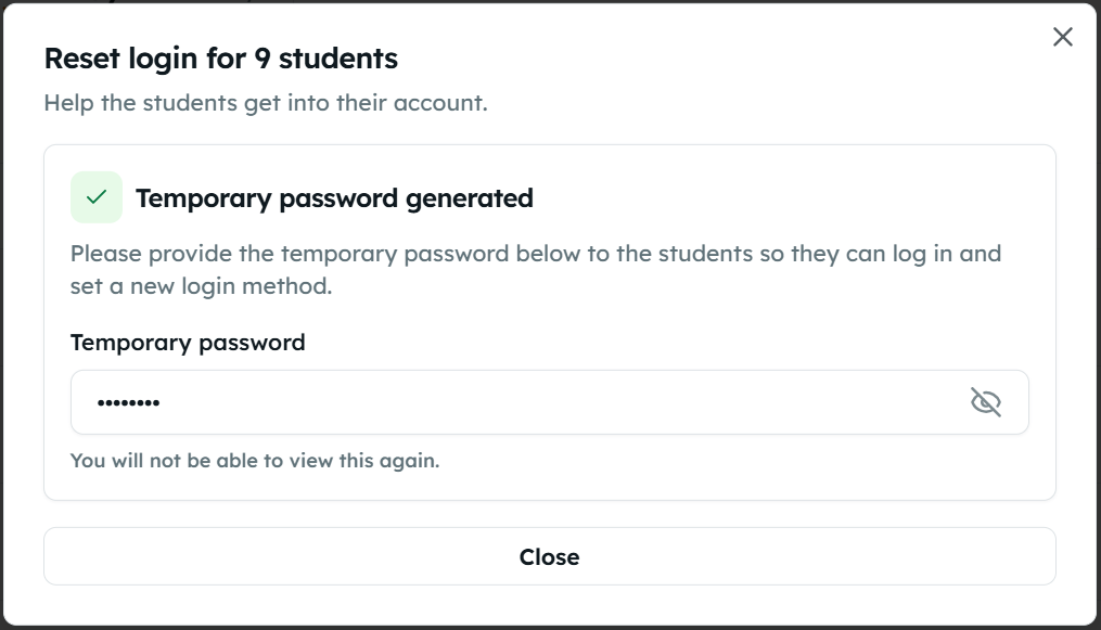 How do I reset a student's login? – Dr Frost Learning